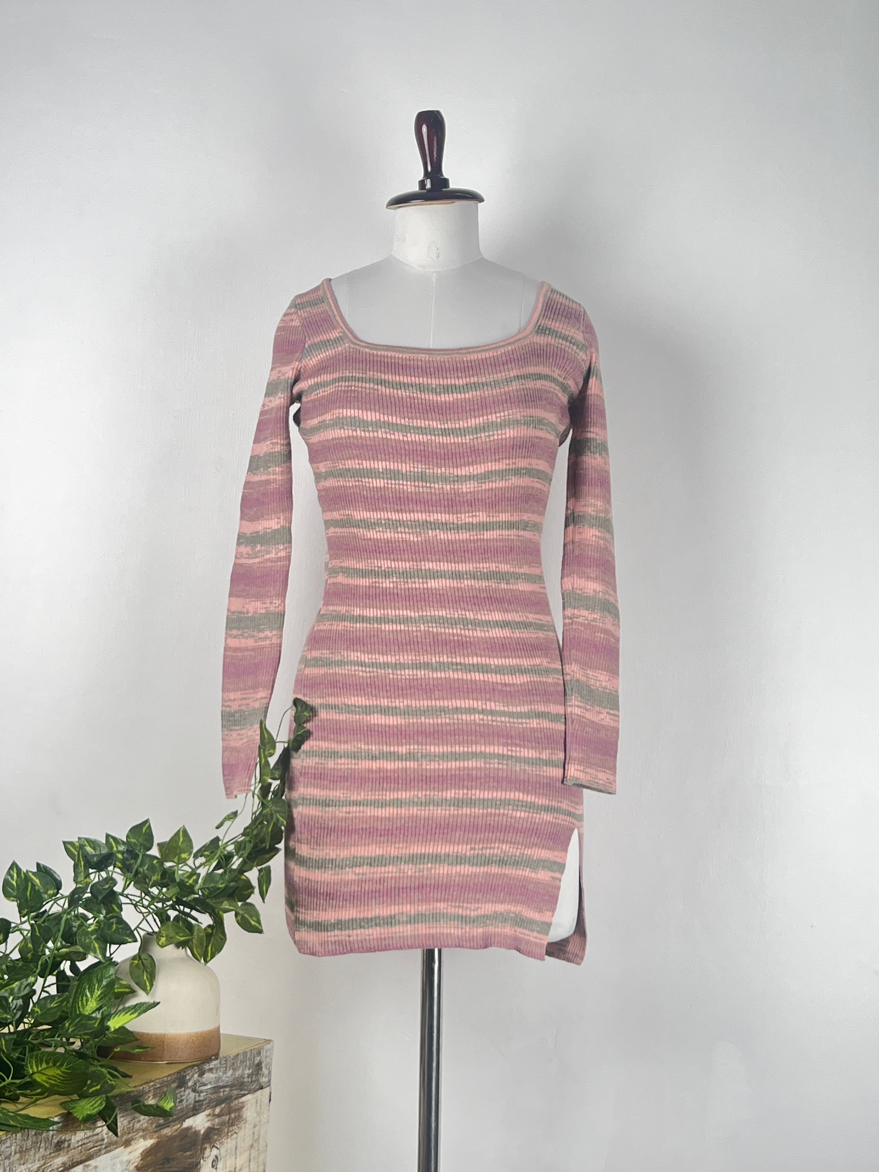 Bodycon Wide-Neck Dress – Wevidh